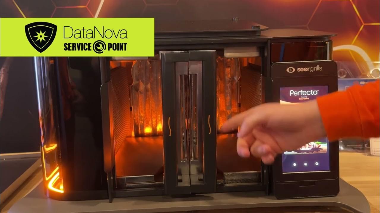 DataNova Reports from CES2024 - World’s First AI Powered grill by Seergrills - YouTube