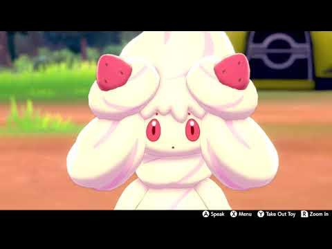 Alcremie In Camp - Pokemon Sword & Shield - YouTube