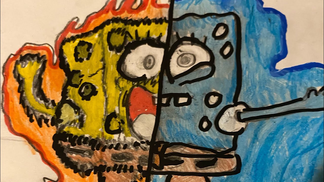 Drawing SpongeBob Hot and Cold - YouTube