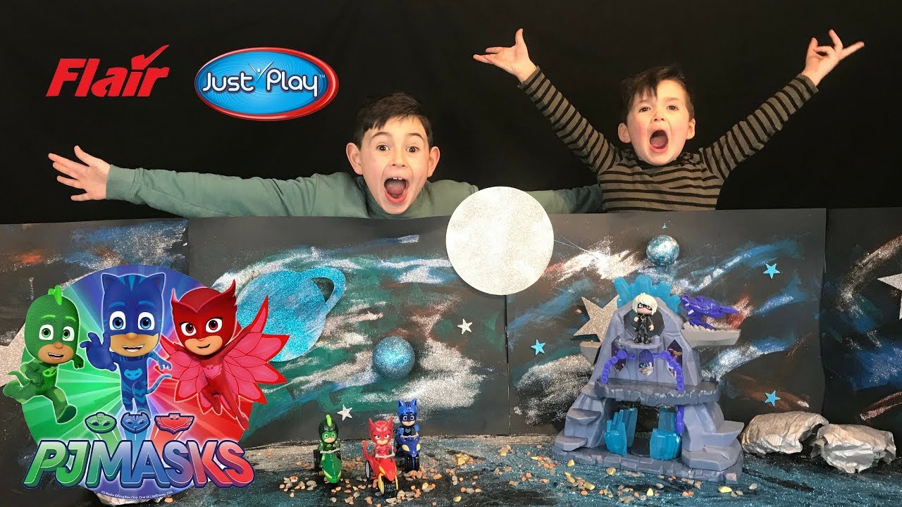 PJ Masks SUPER MOON ADVENTURE with UK Mums TV - YouTube