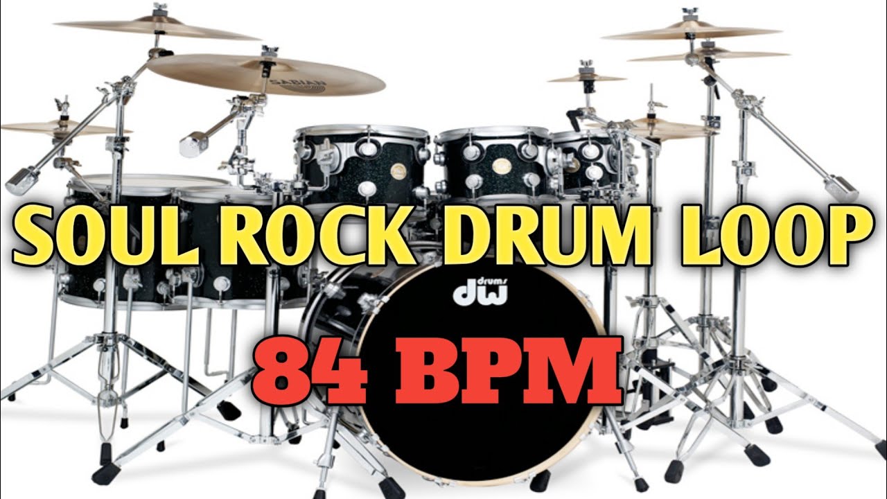 SOUL ROCK DRUM LOOP | 84 BPM - YouTube