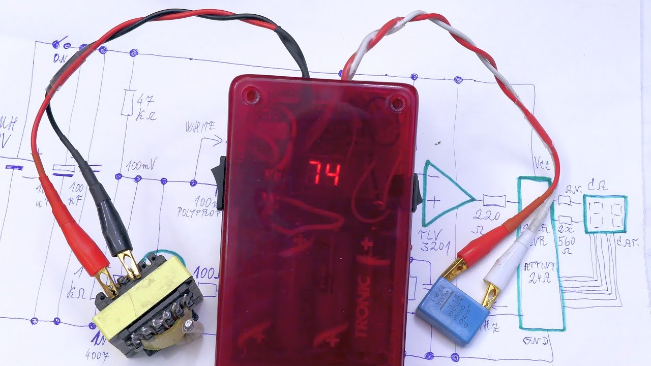 DIY transformer, inductor and capacitor in-circuit ring tester - YouTube