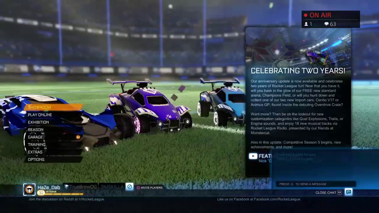 Rocket league w darkspy - YouTube