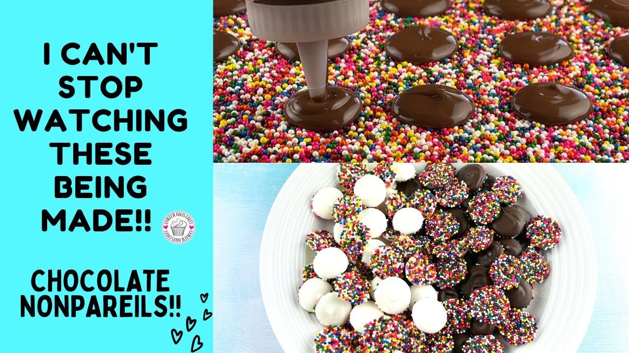 CHOCOLATE NONPAREILS!!! YOU'LL LOVE WATCHING HOW THEY'RE MADE!!! - YouTube