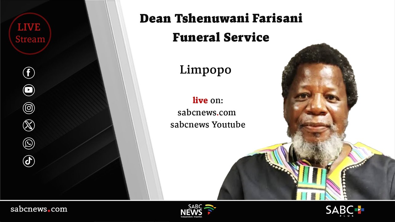 Dean Tshenuwani Farisani funeral service - YouTube