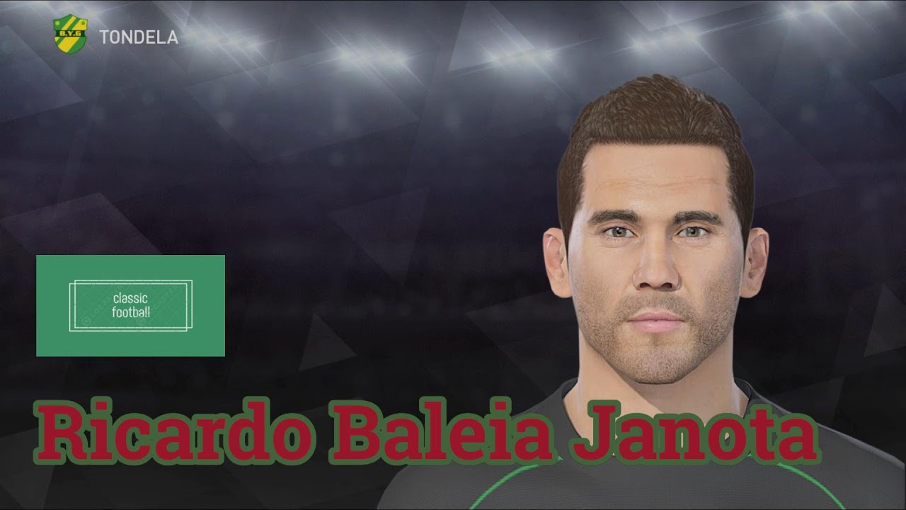 Ricardo Baleia Janota - PES Clasico (Face, Body& Stats) - YouTube