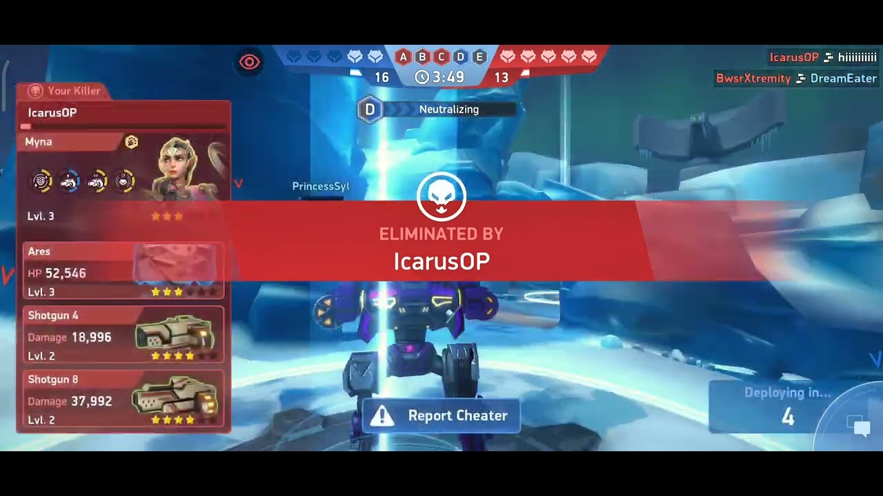 I am very bad at mech arena 😭😭😭 pls send me friend request comment your ...