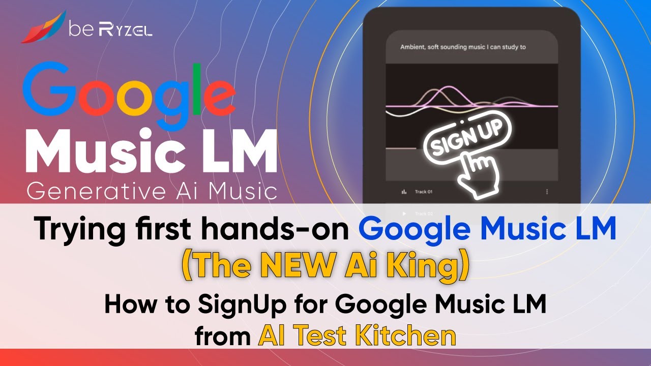 Trying First Hands-on GOOGLE MUSIC LM - New Ai KING - Signup and Get ...