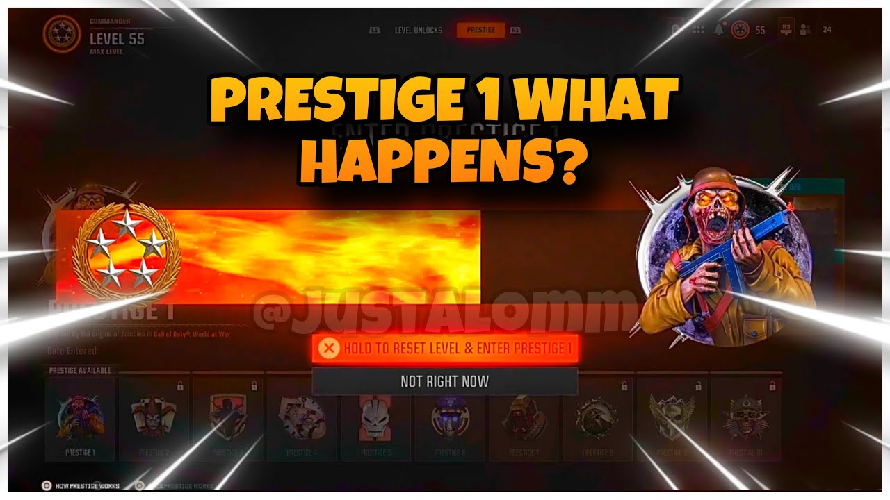 I ENTERED PRESTIGE 1 in BLACK OPS 6! WHAT HAPPENS? FAST XP METHOD BO6 ...