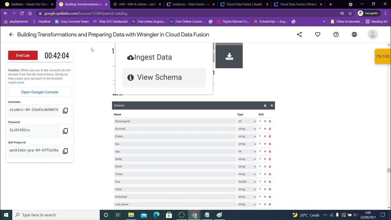 Building Transformations and Preparing Data with Wrangler in Cloud Data Fusion Part 2 - YouTube