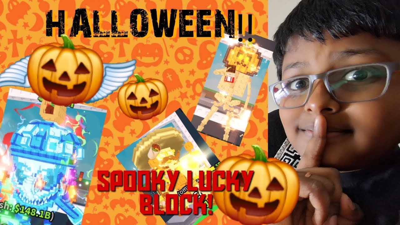 NEW SAB HALLOWEEN UPDATE! SPOOKY LUCKY BLOCK! | Playing new Steal a ...