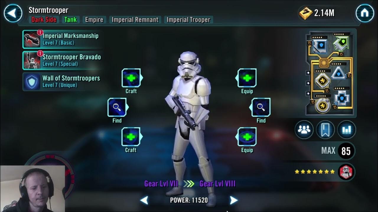 Imperial Troopers Storm Trooper Range Trooper Mods SWGoH - YouTube