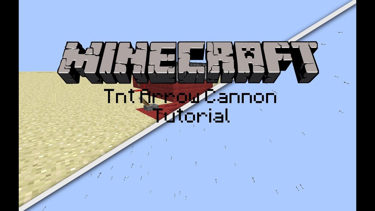 Minecraft Tutorial - Tnt Arrow Cannon - YouTube