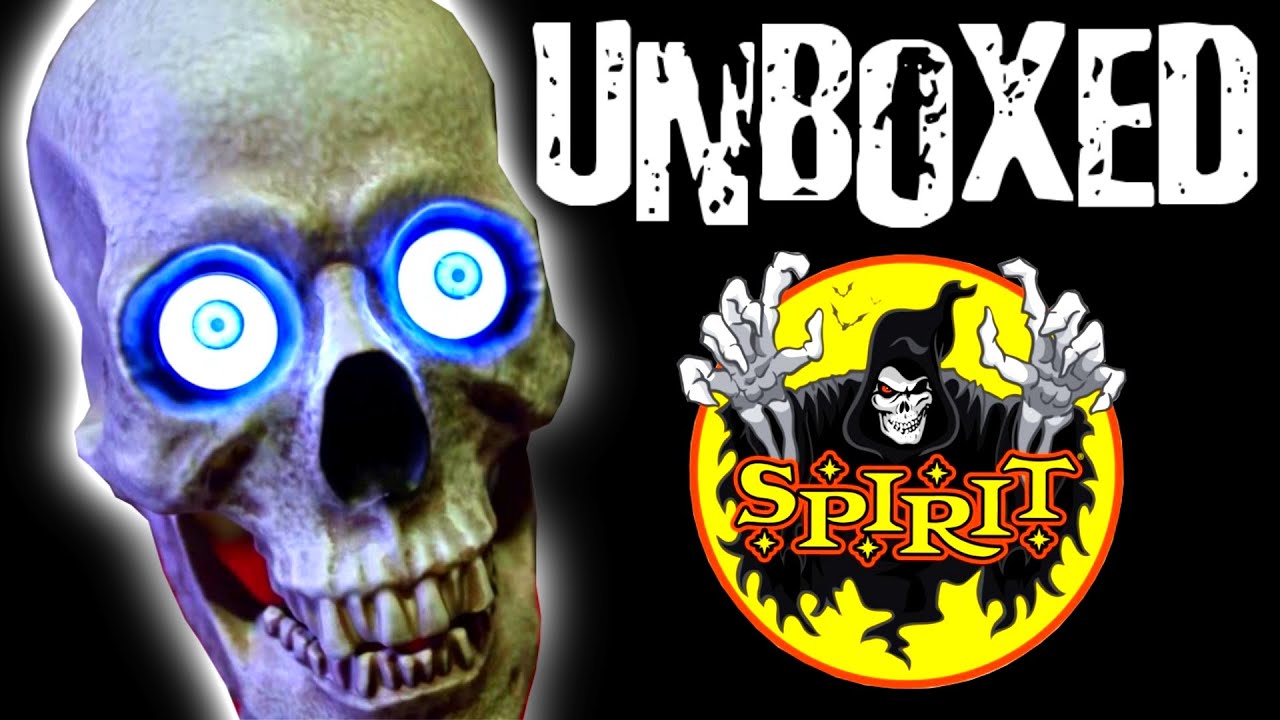 SPIRIT HALLOWEEN ANIMATRONIC GRIM SKELETON UNBOX AND SETUP - YouTube