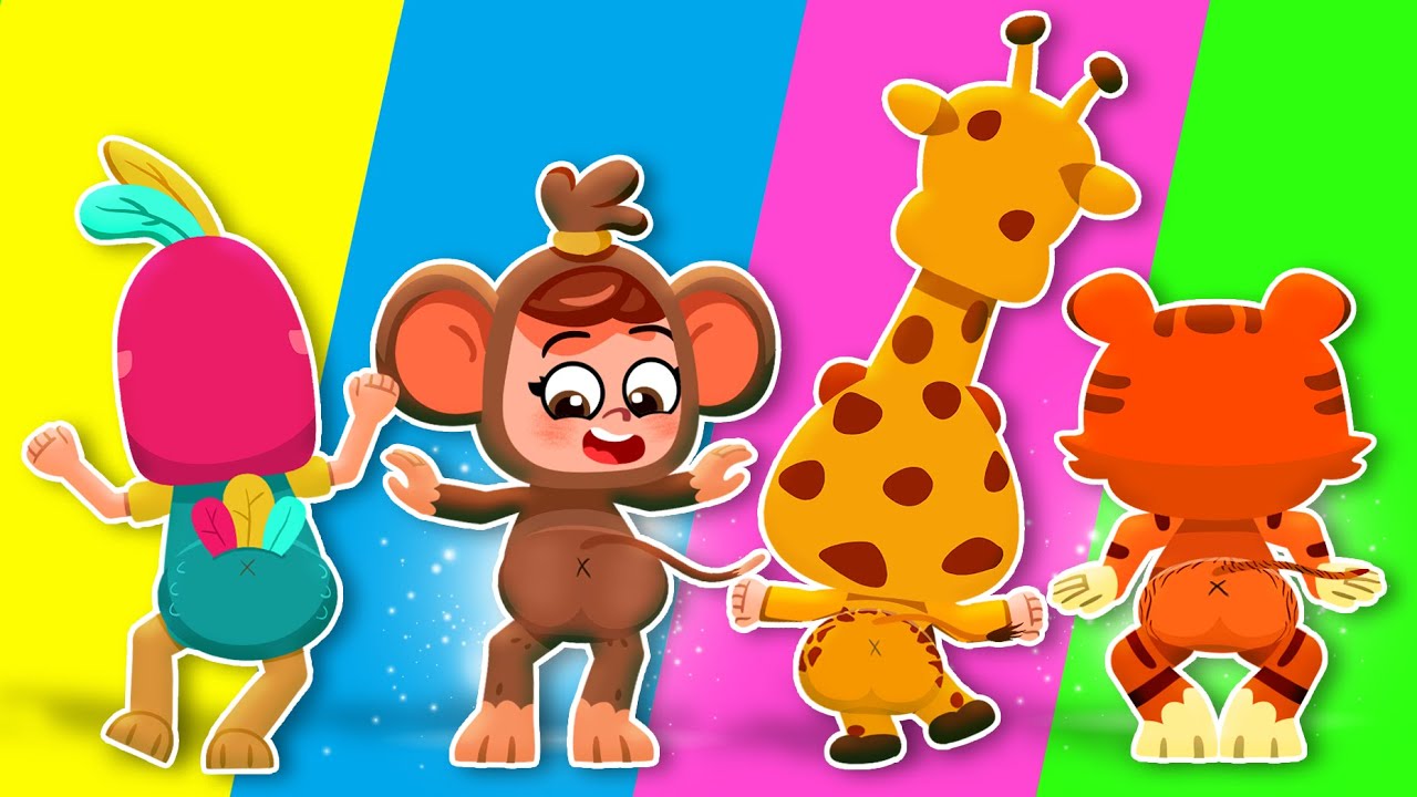 Animals Song Bum Dance For Kids | Comy Zomy Kids Songs & Nursery Rhymes ...