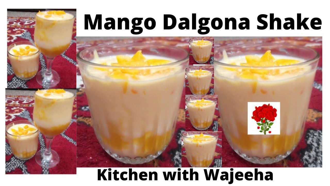 Mango Dalgona Shake Recipe in Urdu Hindi-KWW - YouTube