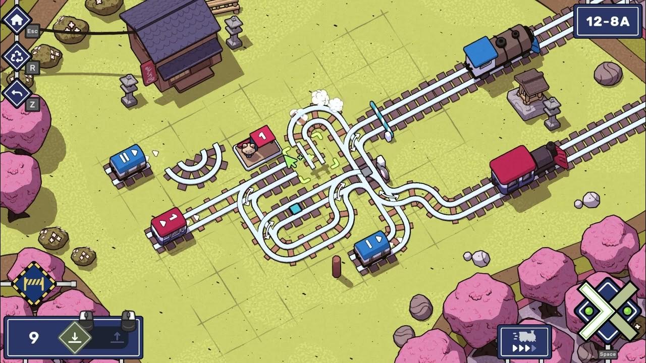 Railbound ( Level 12-8A | Hard 2D Puzzle Game ) | Tutorial and Gameplay - YouTube