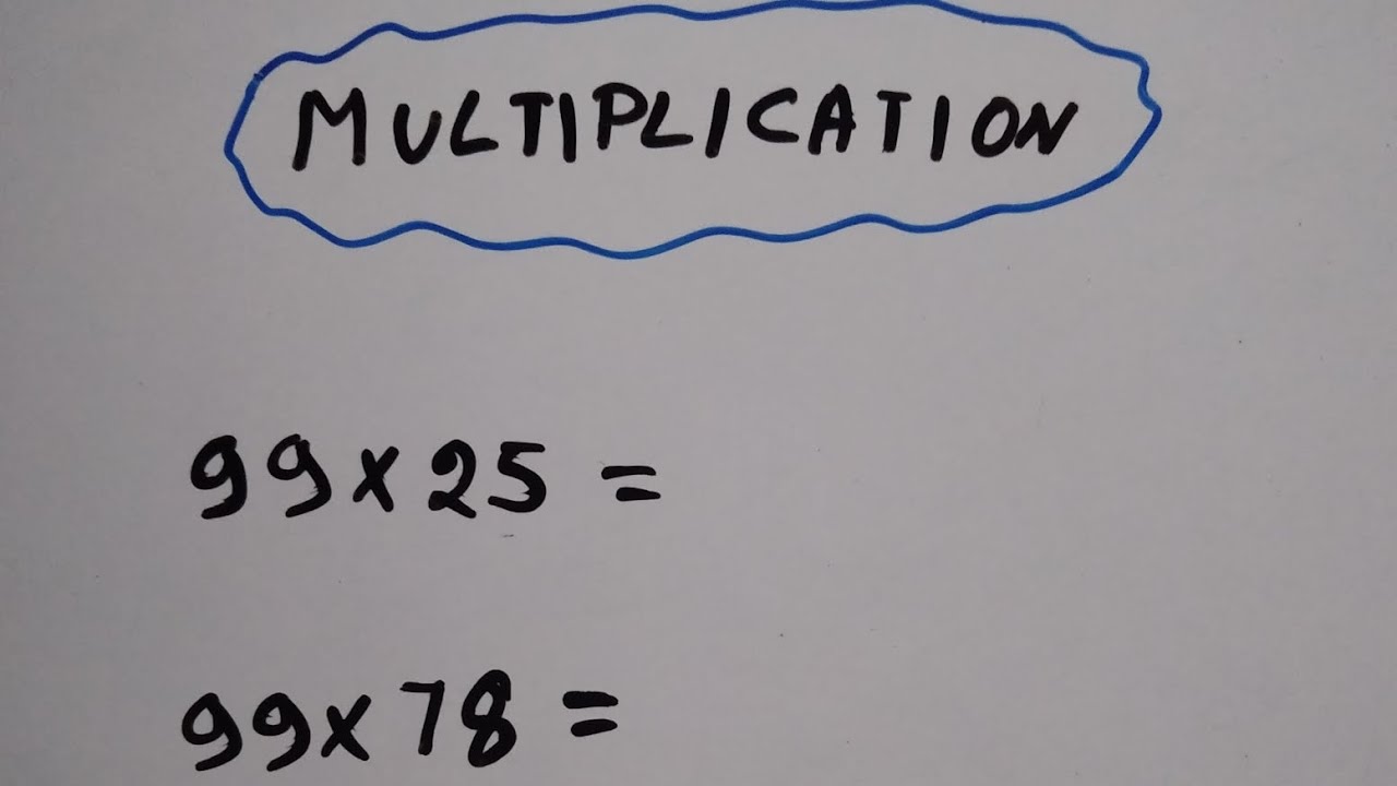 2 Digit number Multiplication|| Easy Method || - YouTube
