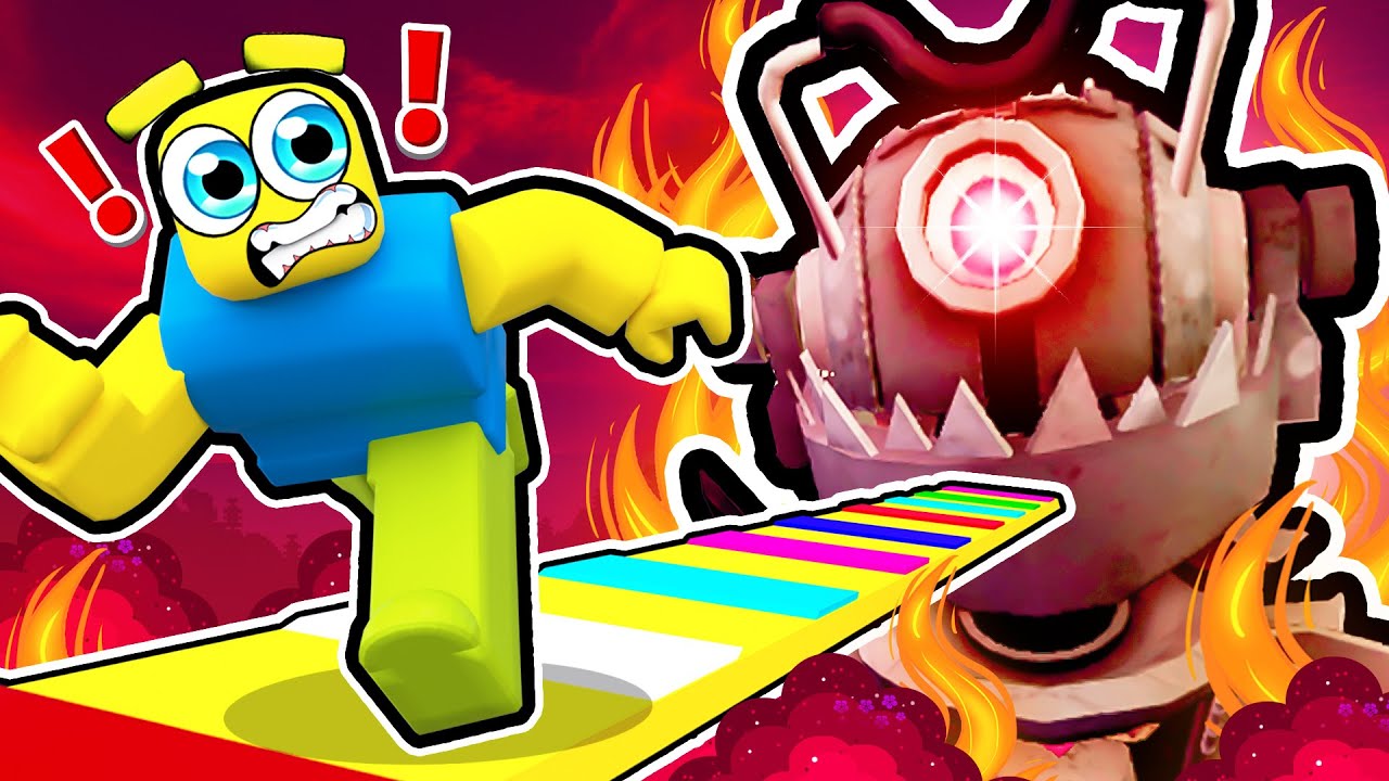 ROBLOX ESCAPE EVIL ROBOT FACTORY OBBY! - YouTube