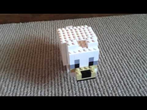 lego minecraft baby wolf - YouTube