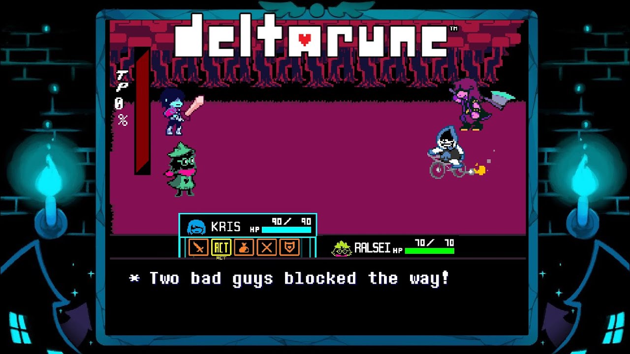 Deltarune: Vs. Lancer and Susie! - YouTube