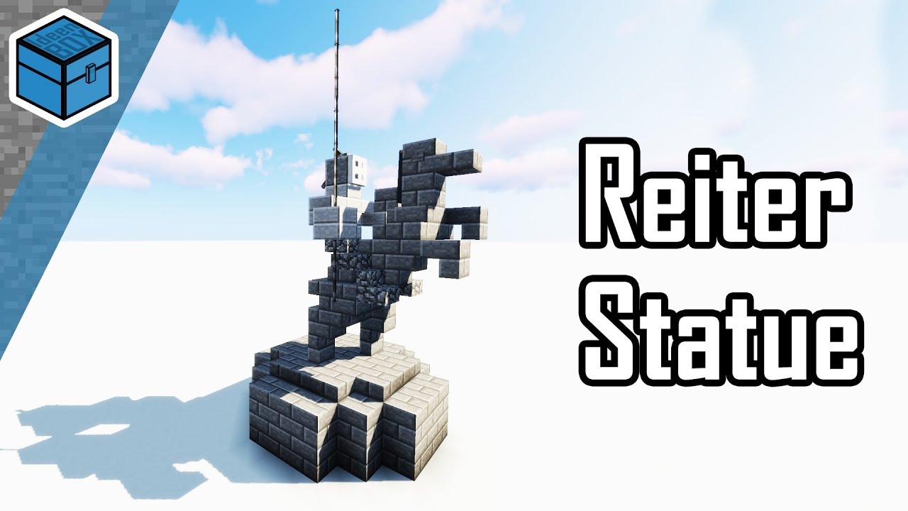 Minecraft Statue bauen | Minecraft Reiter Statue bauen deutsch (eng ...
