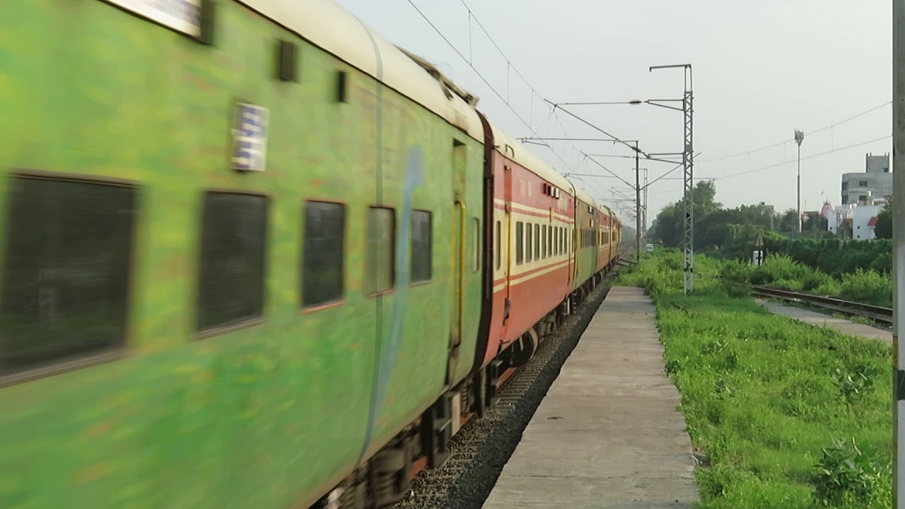 ICF Rajdhani livery YPR- BME AC Express - YouTube