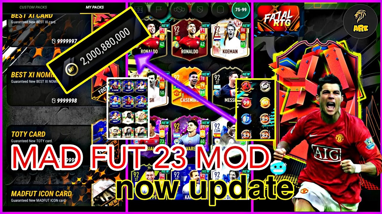 MAD FUT 23 MOD APK 💯⚽ #madfut #madfut23 - YouTube