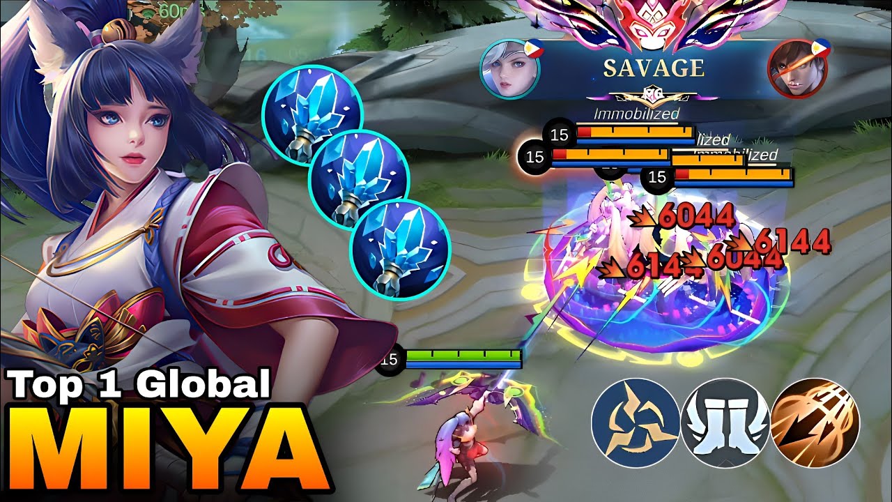 UNLI SAVAGE × UNLI ULTIMATE MIYA FLEETING TIME BUILD 2025!🔥 (100% ...