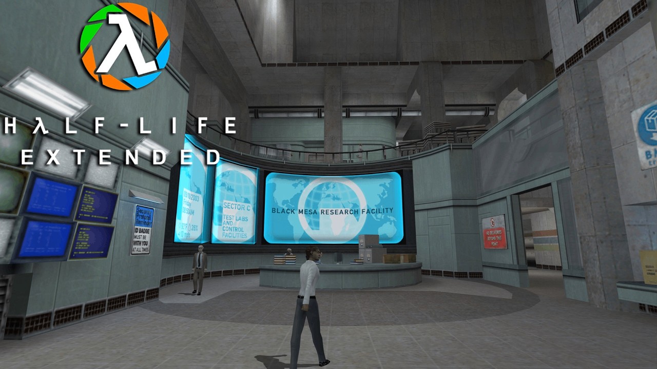 HALF-LIFE: Extended, Day 1 playthrough 4K - cool remake like Black Mesa ...