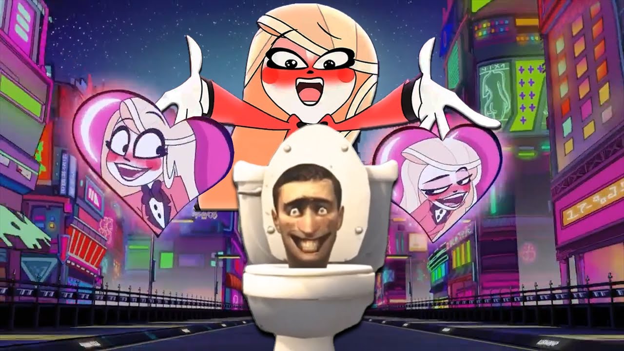Skibidi Toilet running to Hide Away from Charlie from Hazbin Hotel ...