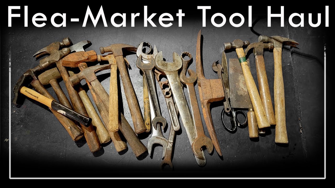 Flea-market Vintage Tool Haul 12 Hammers Big Wrenches and More 🛠👍 - YouTube
