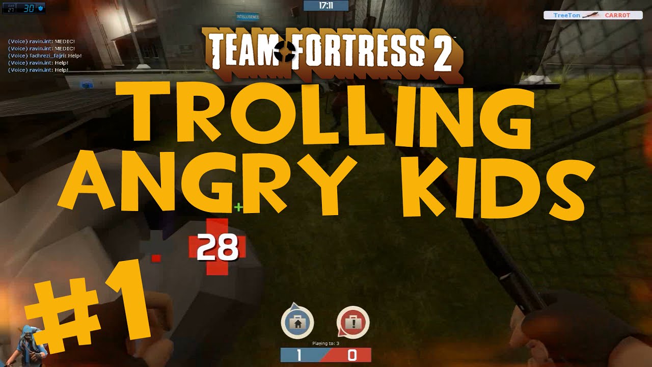 ANGRY KID - Team Fortress 2 - SNIPER TROLLING - YouTube