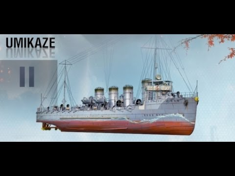 World of Warships - Umikaze Destroyer Tactics + Tutorial - YouTube