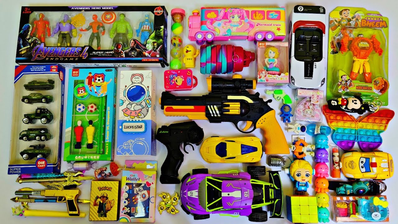 Ultimate Collection of Toys😍Avengers, RC Car, Gun, Bottle, Robot Watch ...