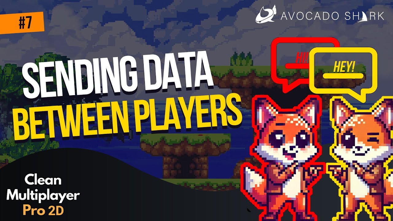 Clean Multiplayer Pro (2D) - How to Send Data Between Players? - YouTube