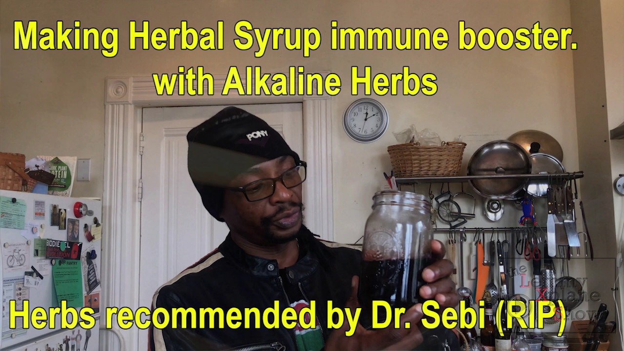 Alkaline syrup to boost the immune system and nourish the body.Natural ...