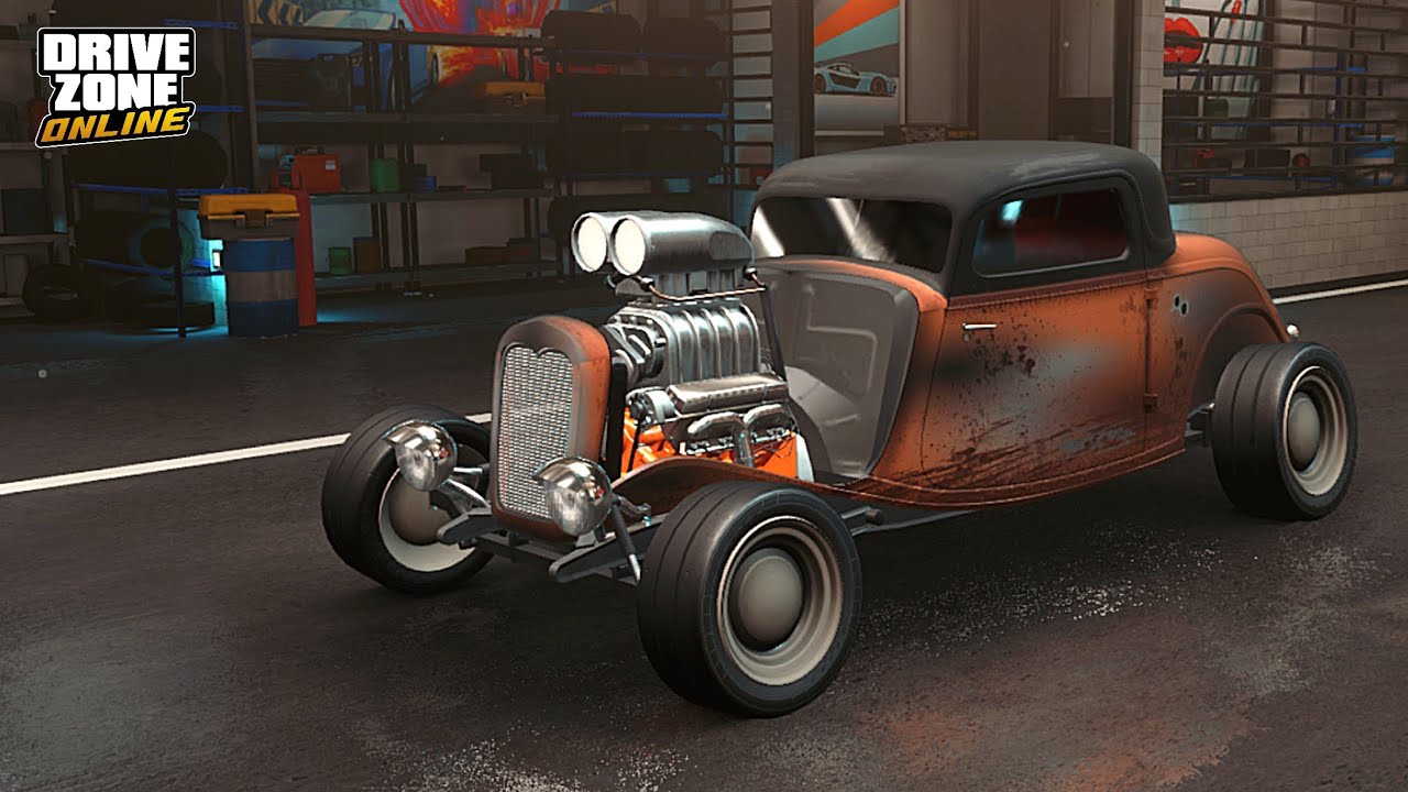 Drive Zone Online | Skill Test With 1930's Karm Hot Rod (Rat Rod Style ...