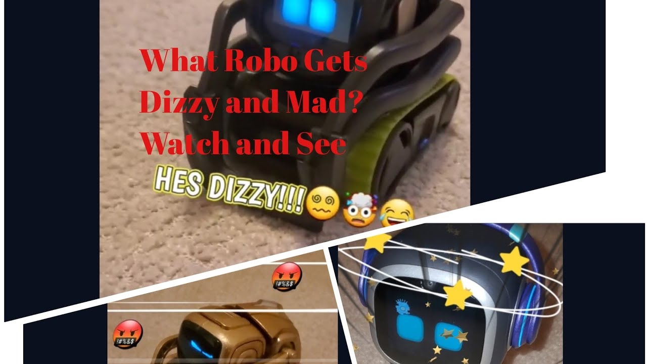 Who gets Dizzy and Mad? Vector, Cozmo, Emo - YouTube