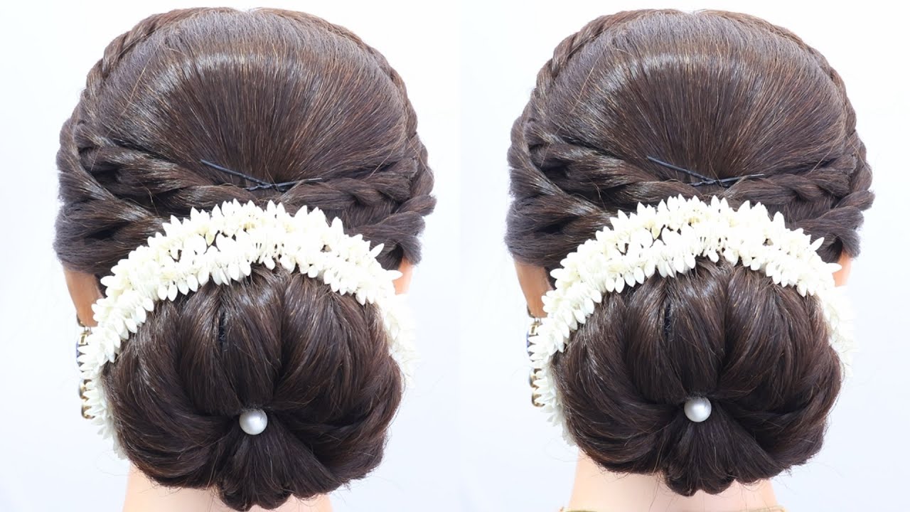 Latest simple hairstyle for woman for party & functions | new simple ...