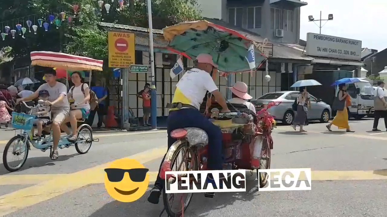 Penang Beca Mural Discovery 槟城三轮车壁画 - YouTube