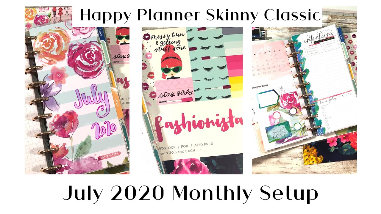 Happy Planner Skinny Classic July 2020 Monthly Setup useyourstash happy-planner-skinny-classic-july-2020-monthly-setup-useyourstash