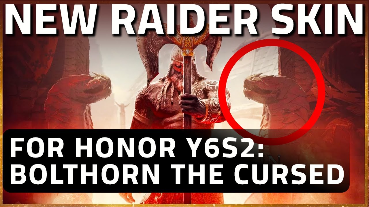 New (wtf is that) Raider Skin: Bolthorn the Cursed | For Honor Year 6 ...