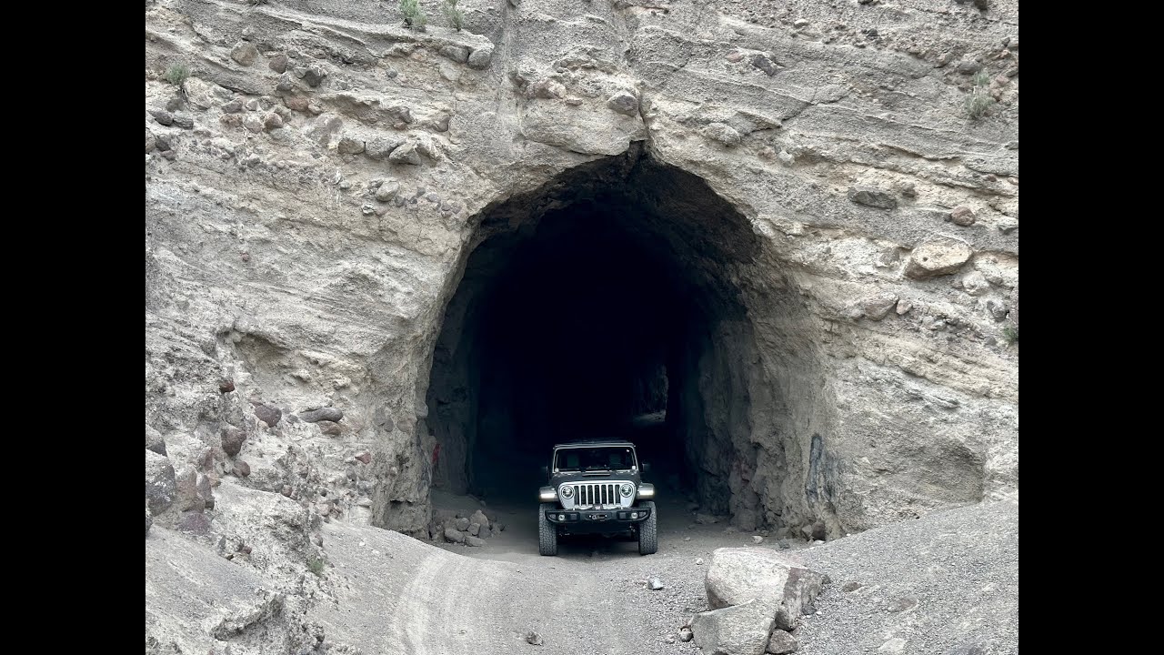 Jeep Wrangler 392 does the Tintic Railroad Tunnel Trail - YouTube