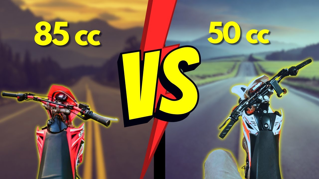 85cc VS 50cc: BETA TEST RIDE - YouTube