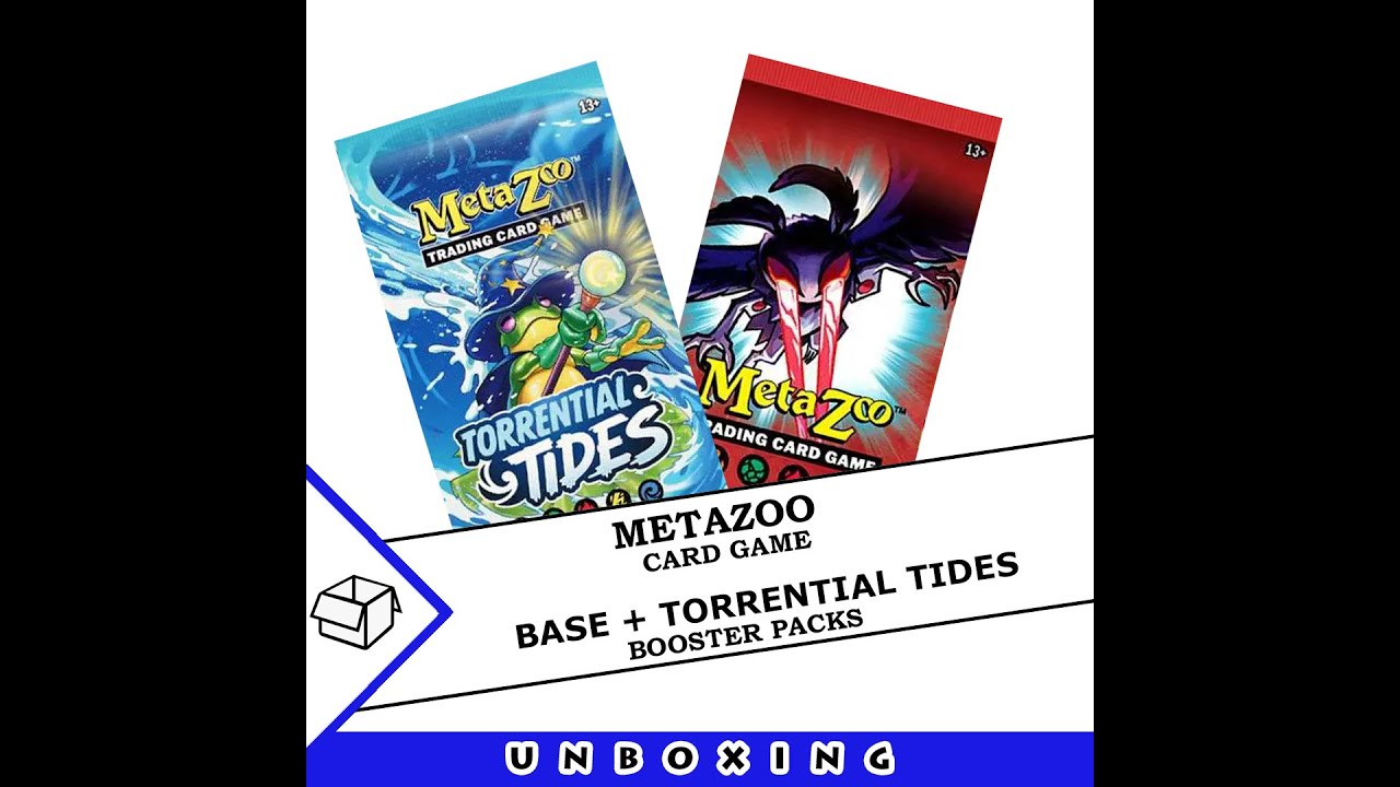 MetaZoo the card game - various boosters and promo cards - YouTube