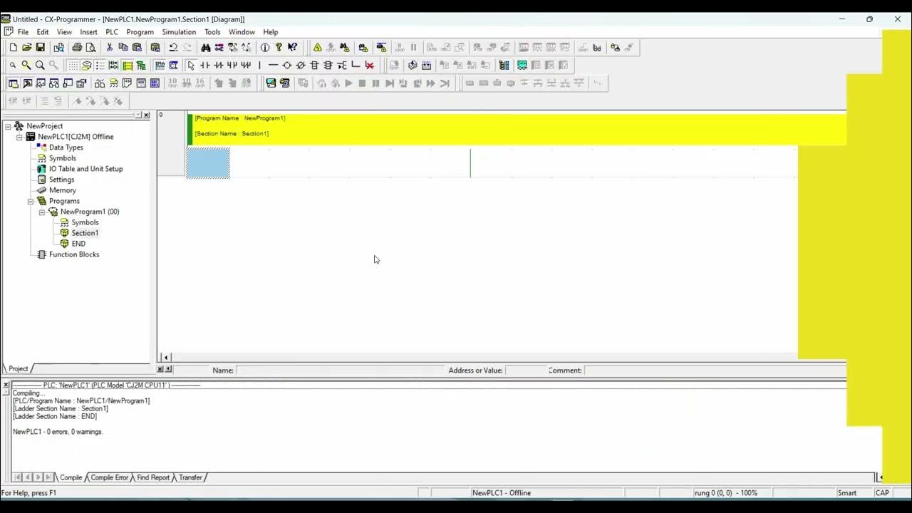 RANGKAIAN SELFTHOLDING/LATCHING, SET RESET, DAN KEEP PADA APK CX-PROGRAMMER - YouTube