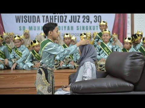 TANGIS HARU PEMBERIAN MAHKOTA WISUDA TAHFIDZ JUZ 29, 30 KELAS VI 2022/2023 - YouTube