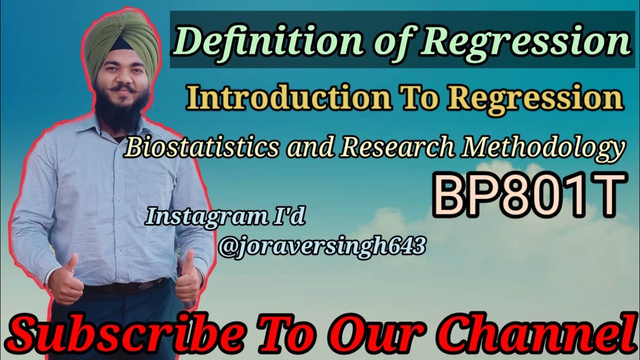 Regression/Definition Of Regression/Meaning Of Regression ...