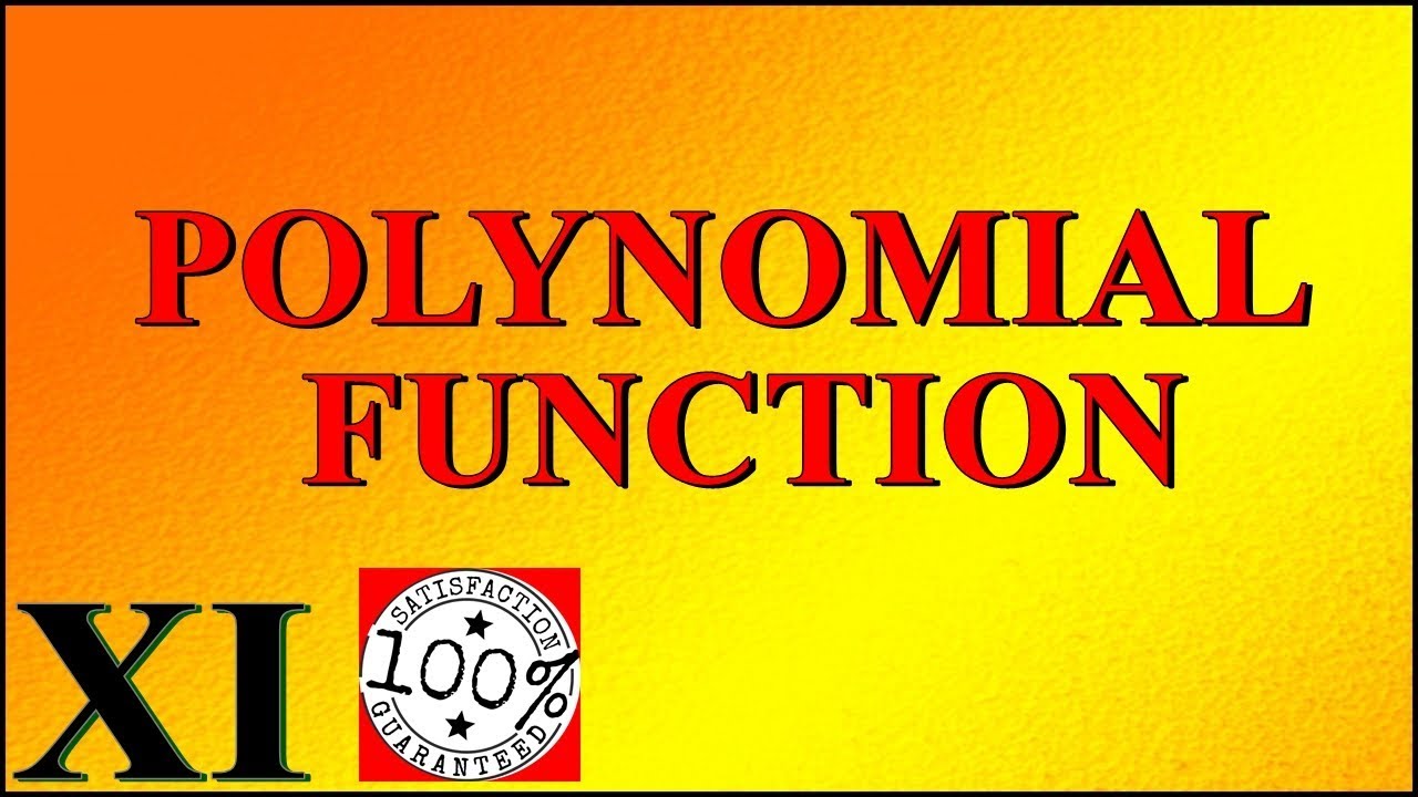 Polynomial Function Class 11 Maths NCERT Syllabus 2019 Q9 YouTube polynomial-function-class-11-maths-ncert-syllabus-2019-q9-youtube